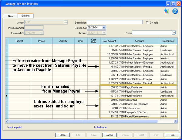Creating a payroll file (payroll service or outsourced payroll)