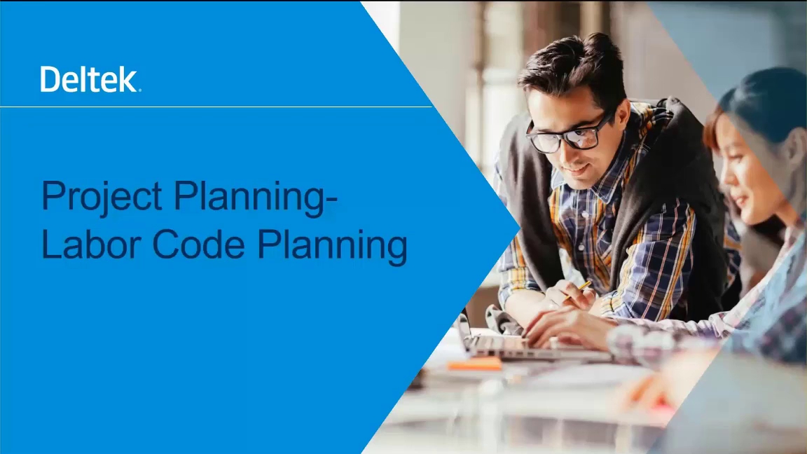 Project Planning: Labor Code Planning