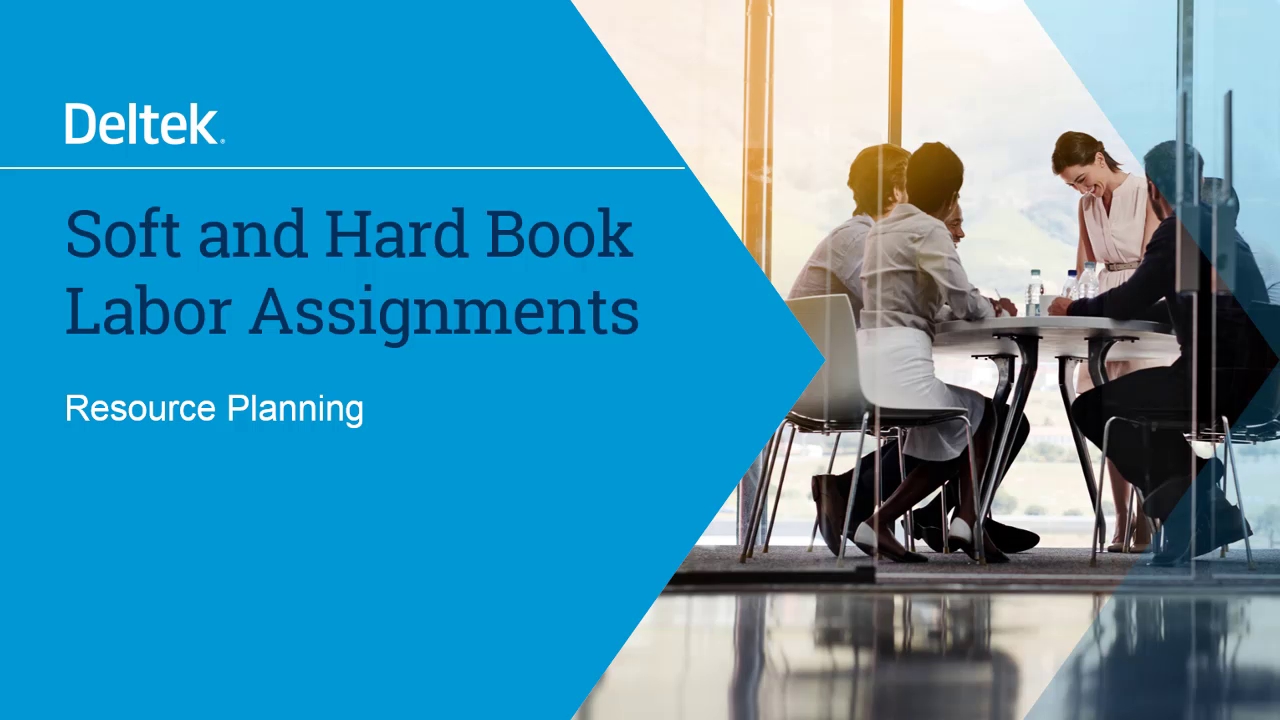 Labor Planning: Soft and Hard Book Labor Assignments