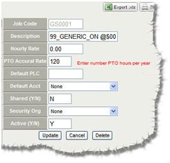 Maintain Generic Staff Table