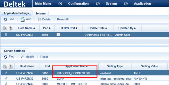 InTouch Terminals and Workforce AutoTime