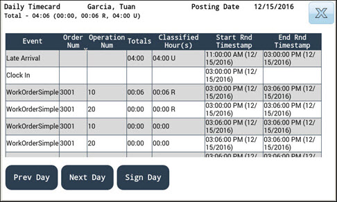 InTouch Terminals and Workforce AutoTime