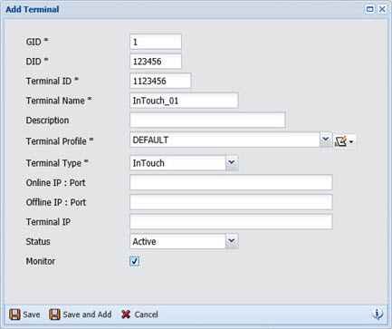 InTouch Terminals and Workforce AutoTime