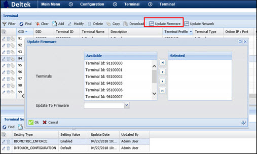 InTouch Terminals and Workforce AutoTime