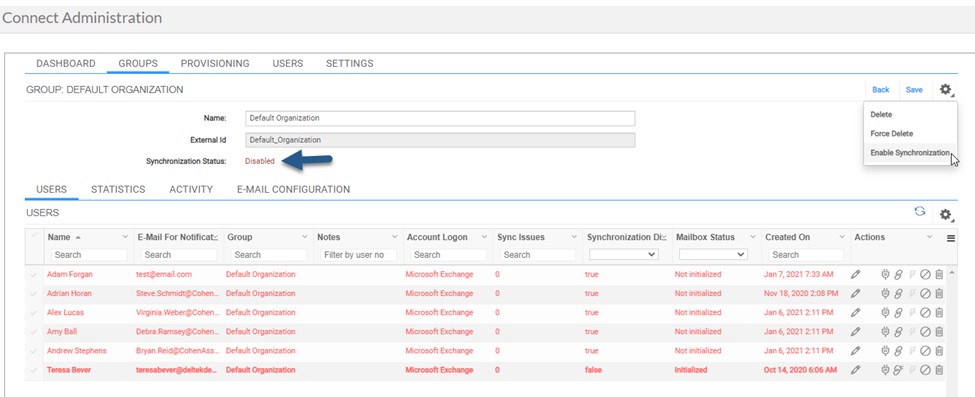 Troubleshoot Synchronization and Connect Add-in Issues for Outlook Integration